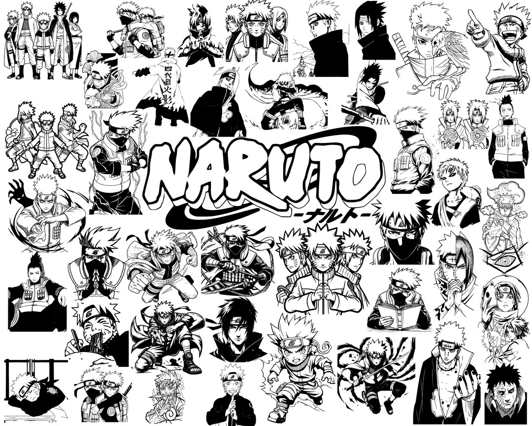Ninja Anime Characters SVG Mega Pack | 42 Files – Masked Sensei, Fox ...