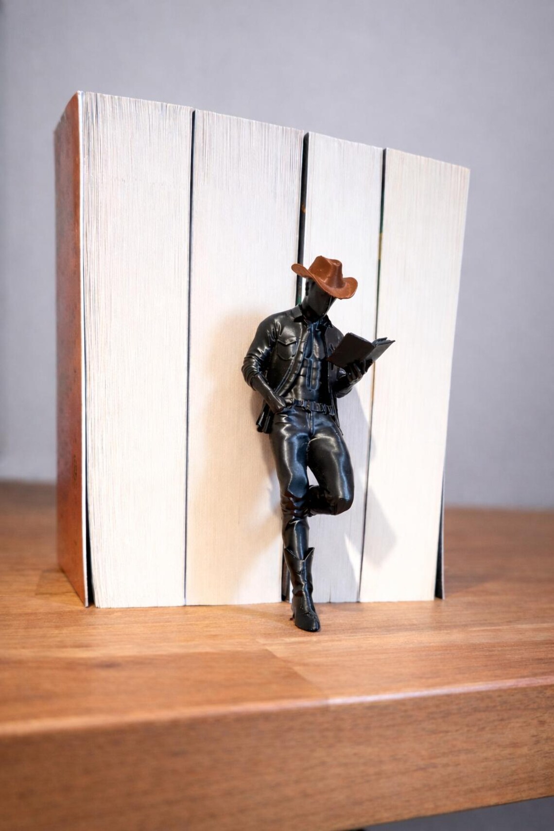 Cowboy Shelf Boyfriend | Custom Hat Colours | 3D Printed Bookish Cowboy ...