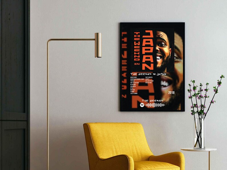 The Weeknd - the Weeknd in Japan - High Resolution Album Poster Print ...