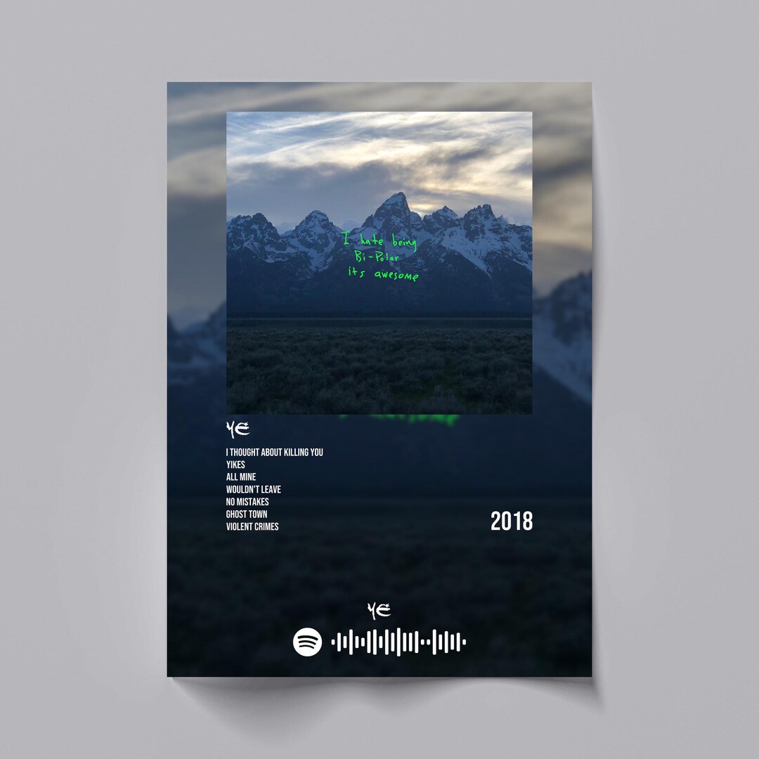 Ye - Ye - High Resolution Album Poster Print - Etsy