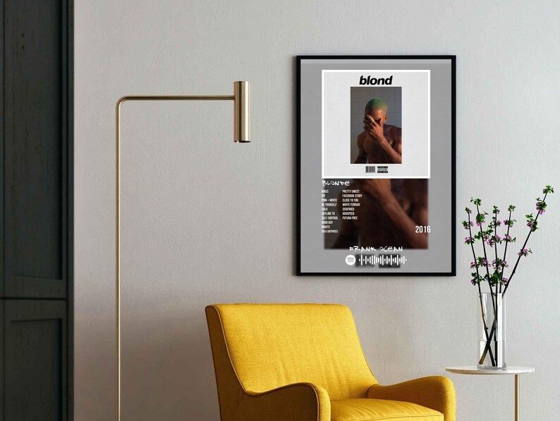 Frank Ocean - Blonde - High Resolution Album Poster Print - Etsy