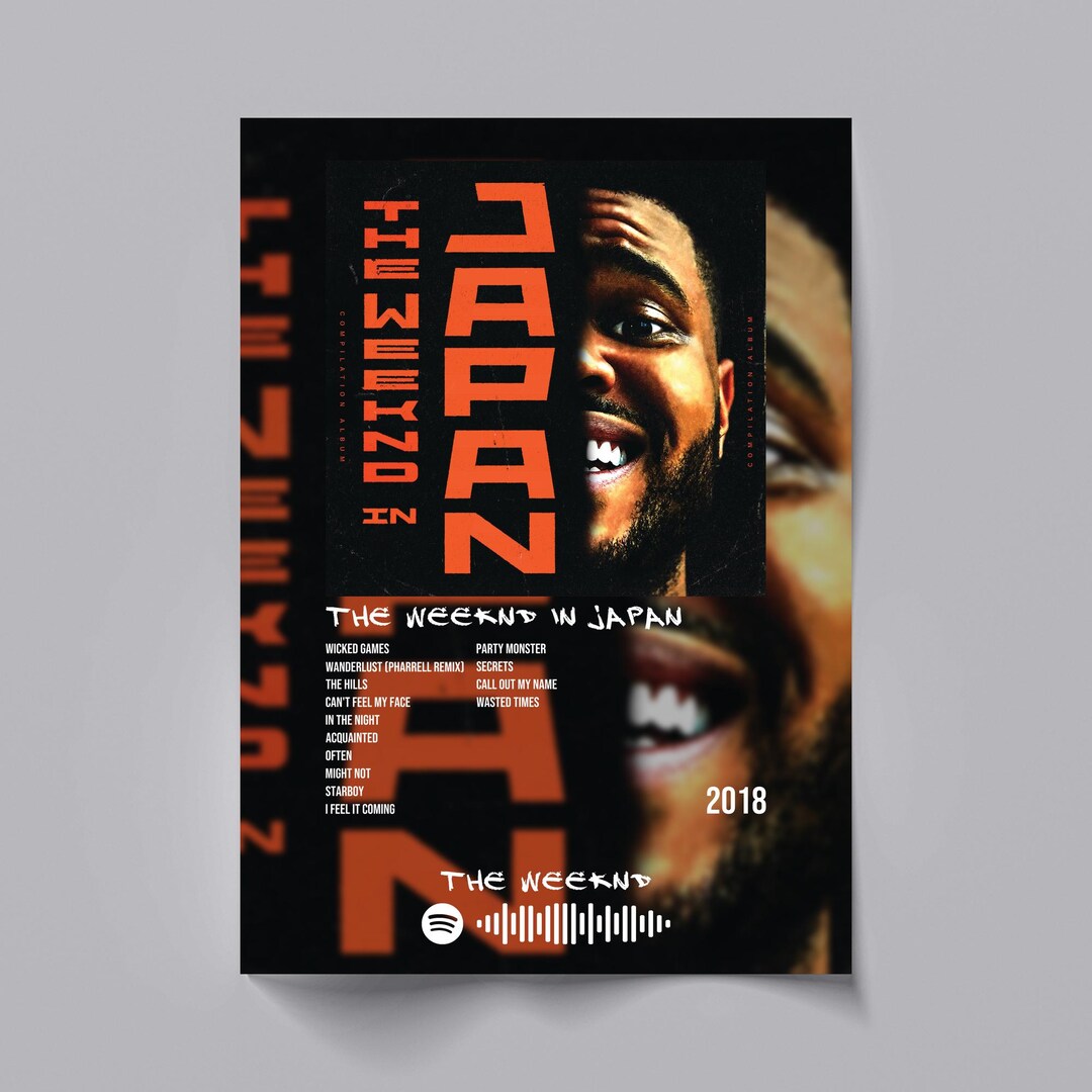 The Weeknd - the Weeknd in Japan - High Resolution Album Poster Print ...