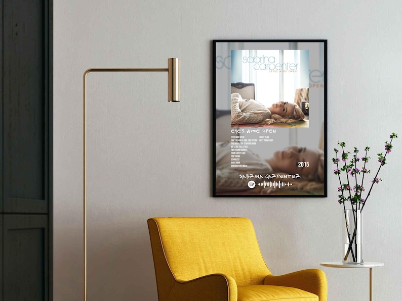 Sabrina Carpenter - Eyes Wide Open - High Resolution Album Poster Print ...