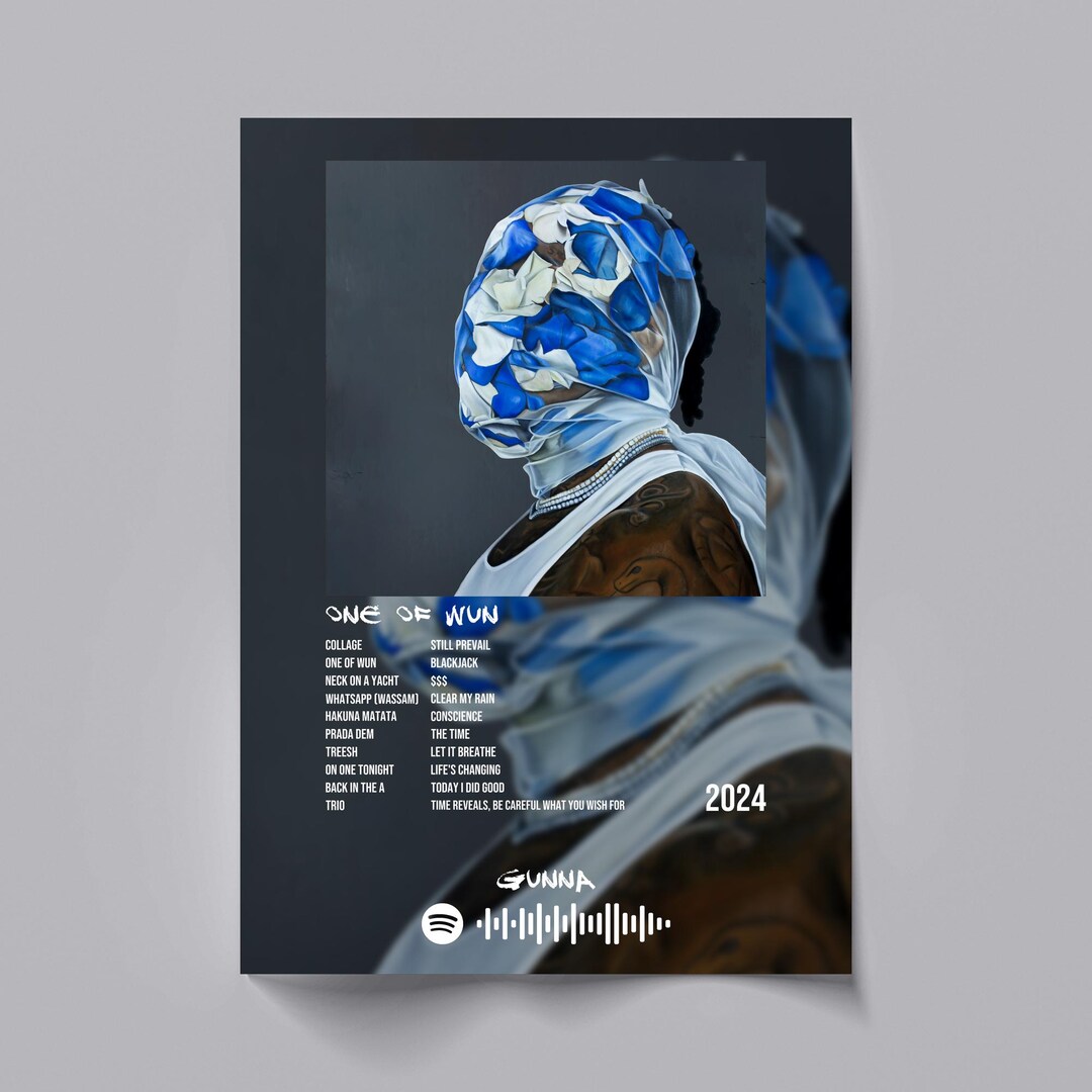 Gunna - One of Wun - High Resolution Album Poster Print - Etsy