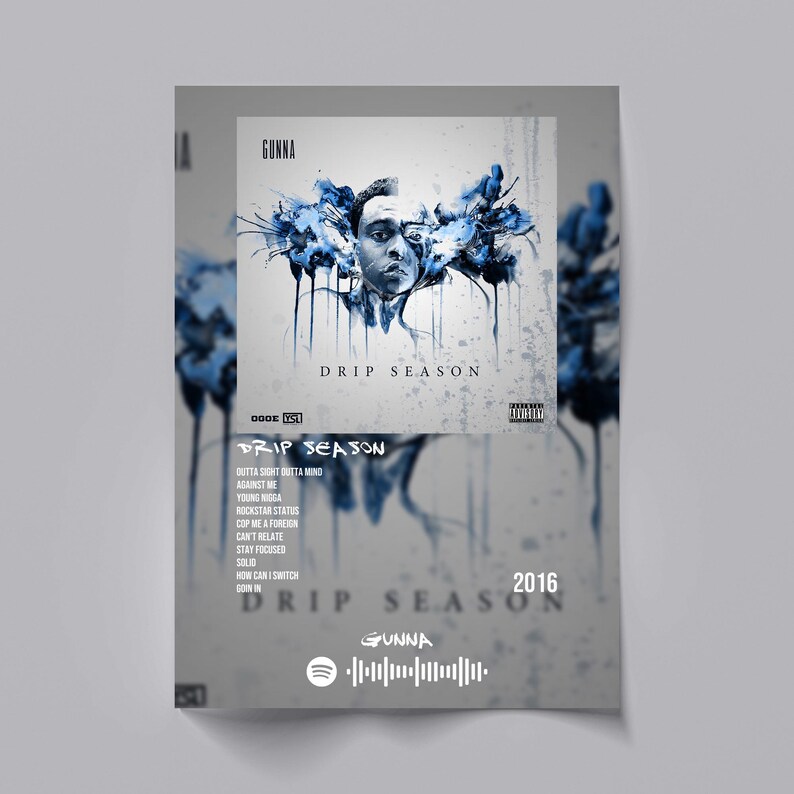 Gunna - Drip Season - High Resolution Album Poster Print - Etsy