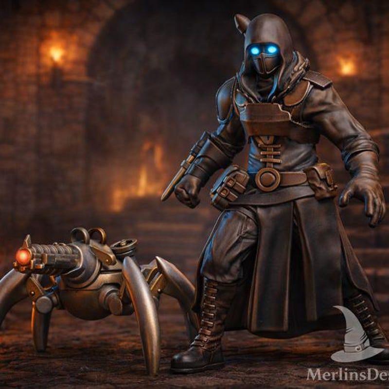 Steampunk 28 Mm Figure - Etsy