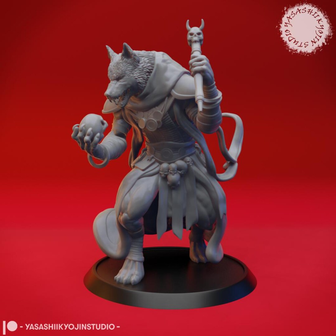 Fantasy Tabletop Miniature | Unpainted Dnd Monster | RPG Creature | 3D ...