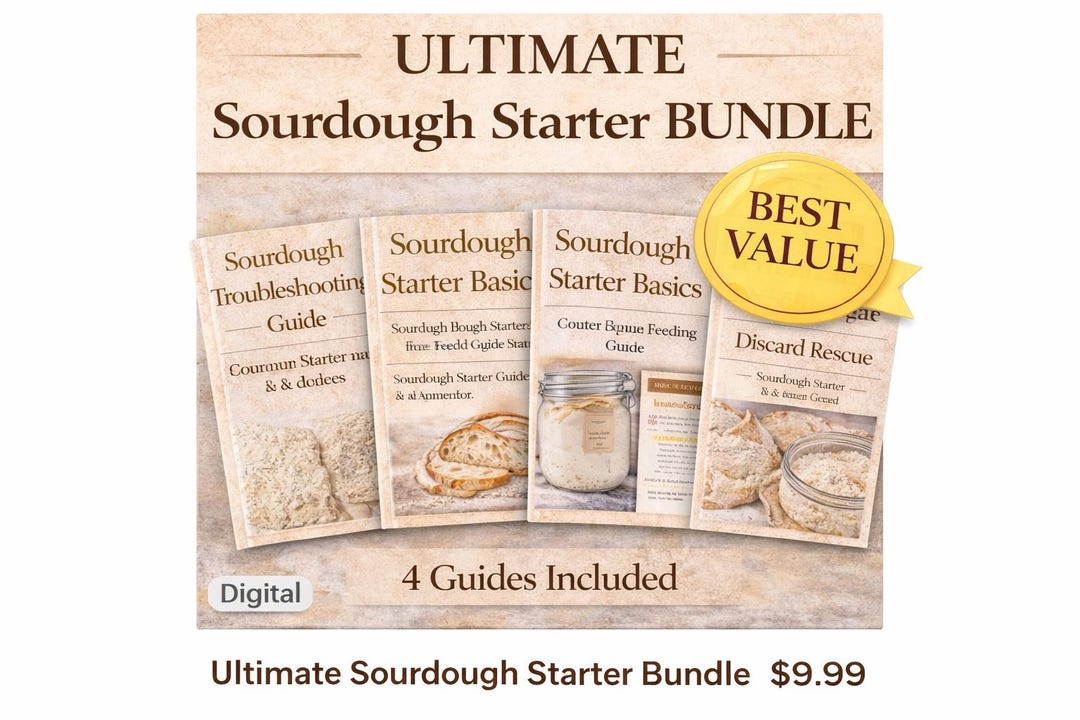 Ultimate Sourdough Starter Bundle | Beginner Guides, Feeding Charts ...
