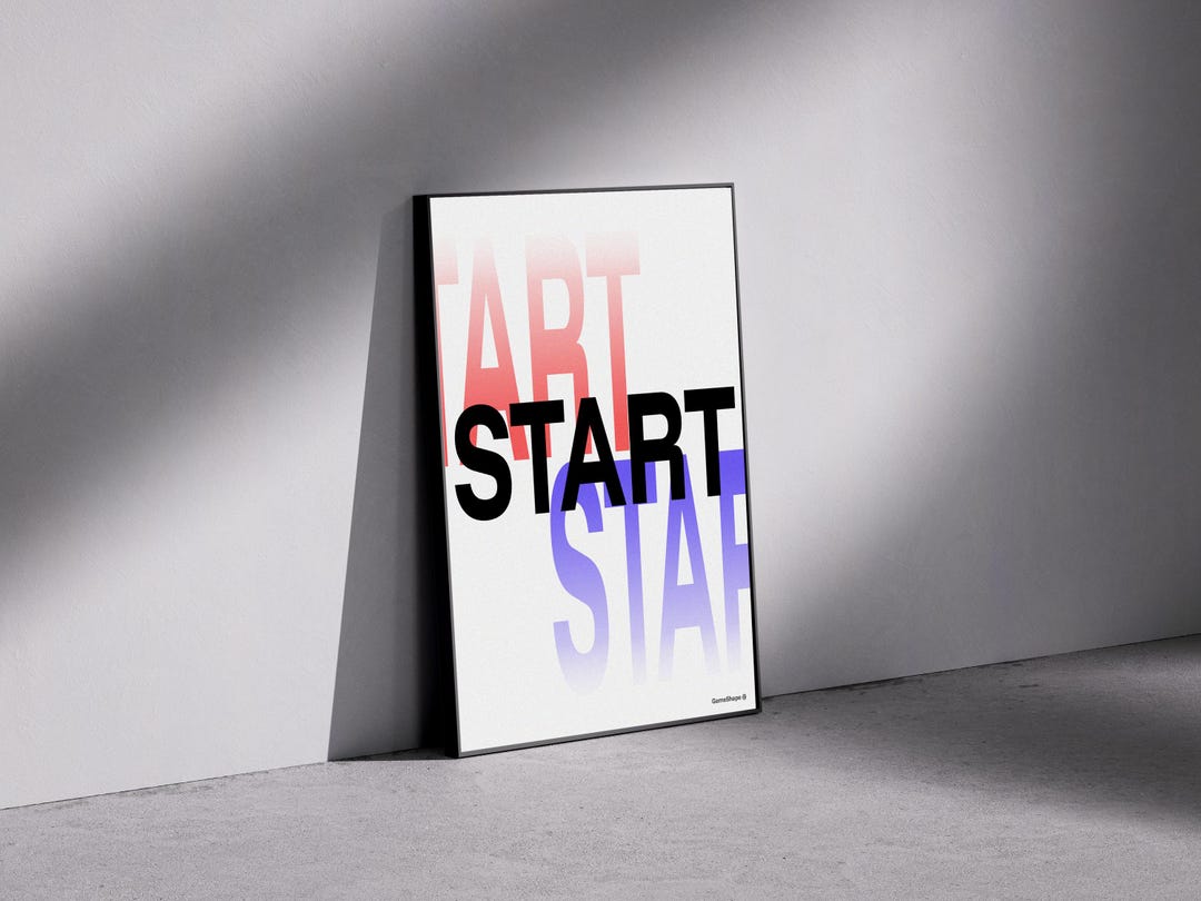 Minimalist Gamer Poster Print | Modern Design Inspired by Video Games ...