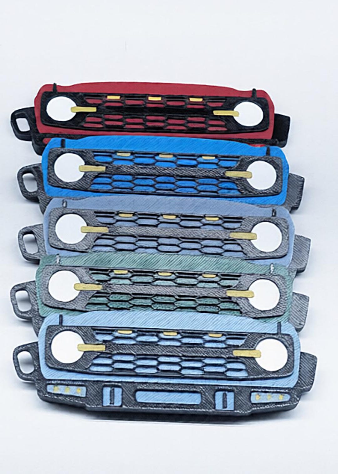 Keychain for Ford Bronco Raptor Para Hexagon Grille, Multiple Colors ...