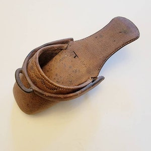 Victorian Pigskin Leather Clad Side Saddle Slipper Stirrup Sidesaddle ...