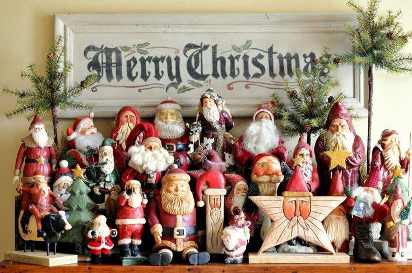 Vintage Santa Collection From Around the World Christmas Found by Foo ...