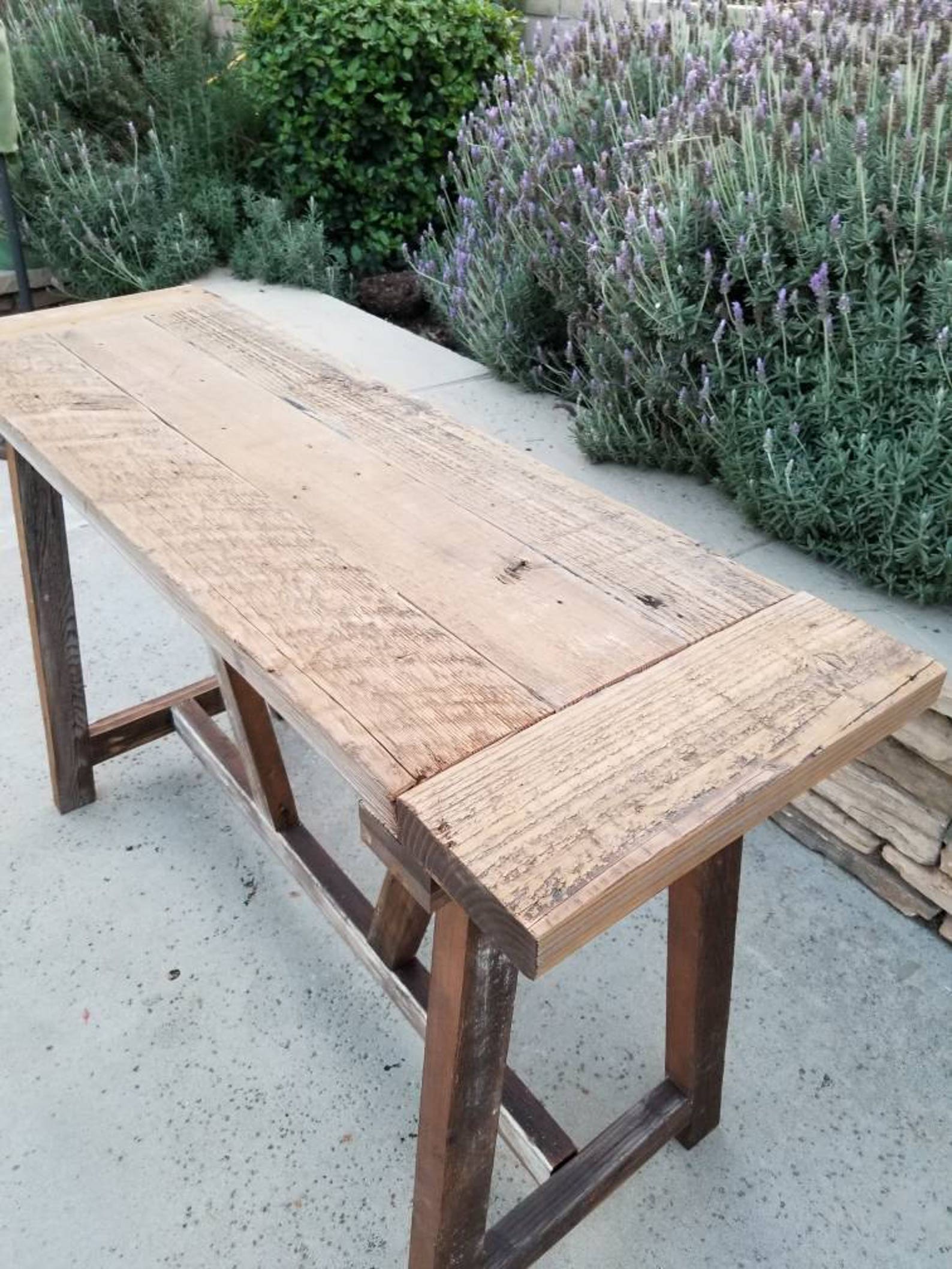 Farmhouse Rustic Wood Table Side Table Accent Table Dining - Etsy