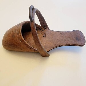 Victorian Pigskin Leather Clad Side Saddle Slipper Stirrup Sidesaddle ...