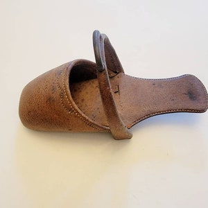 Victorian Pigskin Leather Clad Side Saddle Slipper Stirrup Sidesaddle ...
