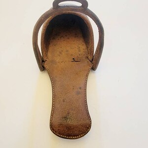 Victorian Pigskin Leather Clad Side Saddle Slipper Stirrup Sidesaddle ...