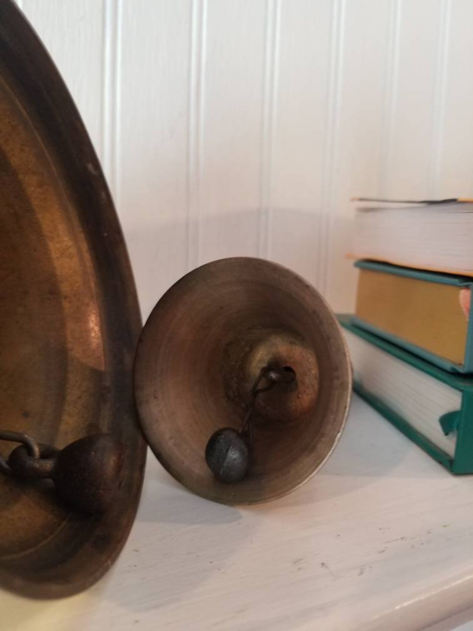 Vintage Brass Bell Large and Small Bells Desk Bell | Etsy