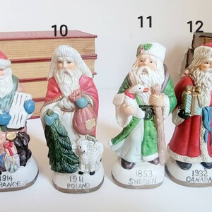 Vintage Santa Collection From Around the World Christmas Found by Foo ...