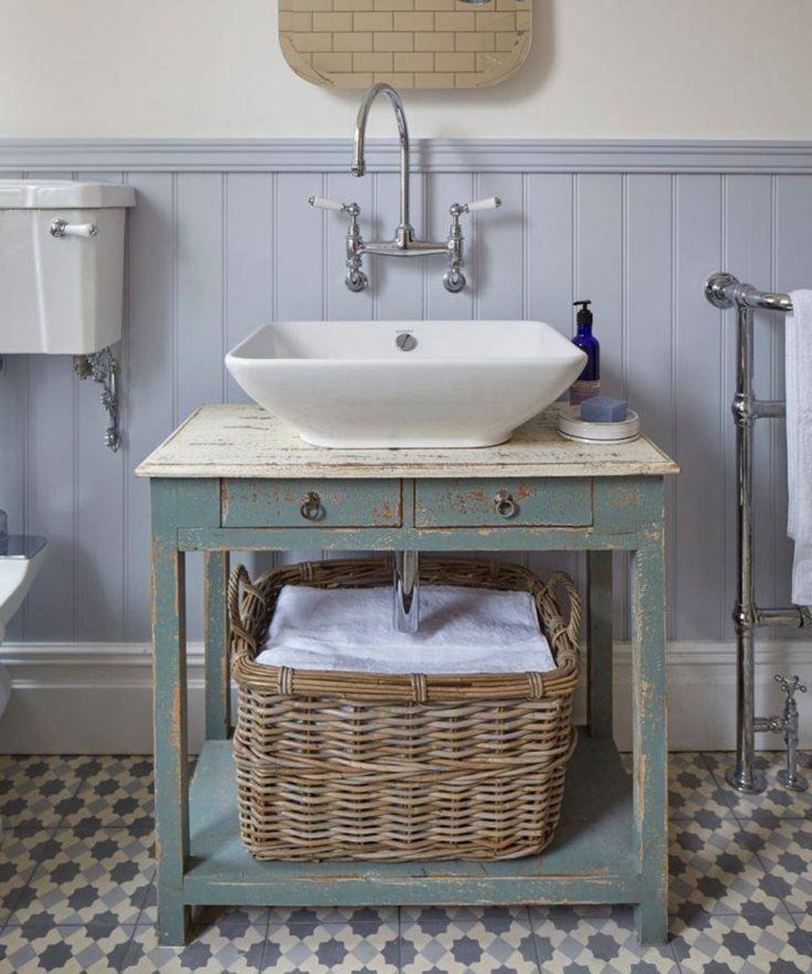 Rustic Custom Vanity Bathroom Powder Room Ann - Etsy