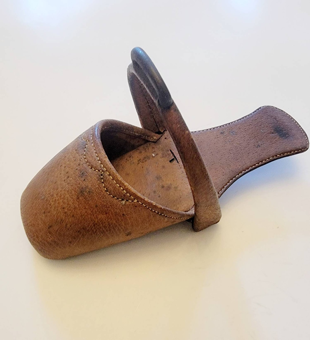 Victorian Pigskin Leather Clad Side Saddle Slipper Stirrup Sidesaddle ...