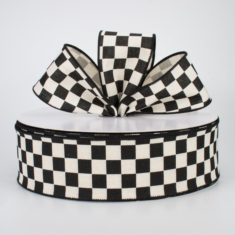 Checkered Ribbon - Etsy