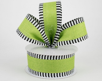 Lime Green Ribbon - Etsy