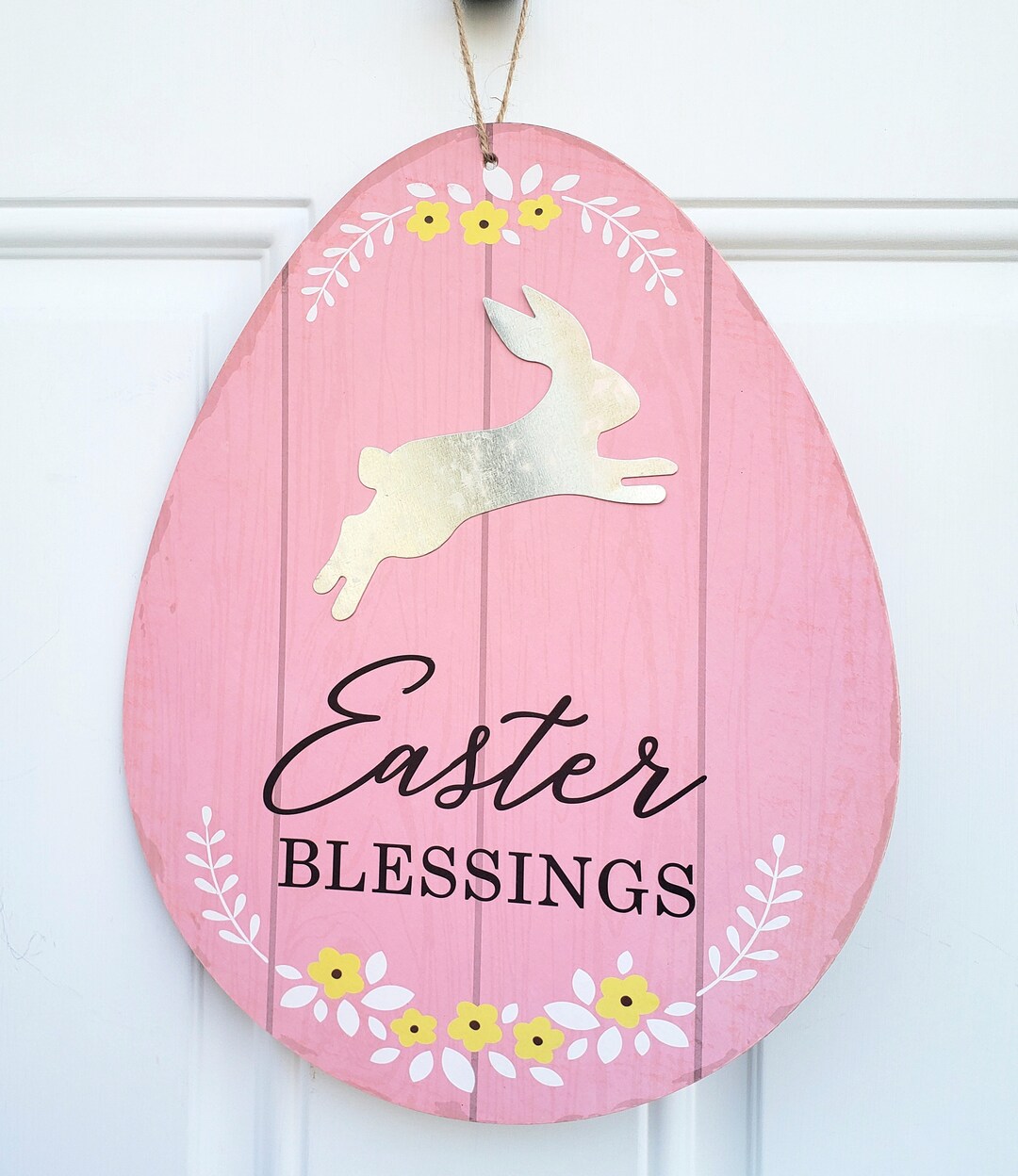 Easter Wreath Sign, Easter Sign for Wreath, Wreath Sign, Easter Sign ...