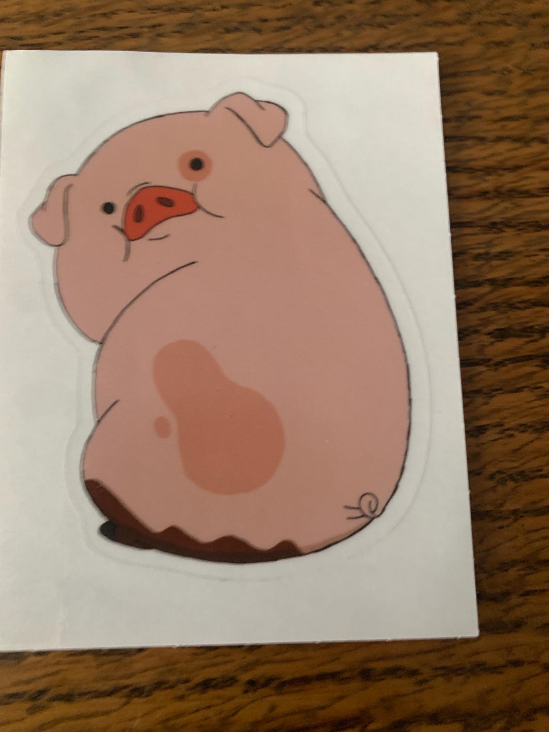Waddles Pig Sticker - Gravity Falls Inspired - Etsy