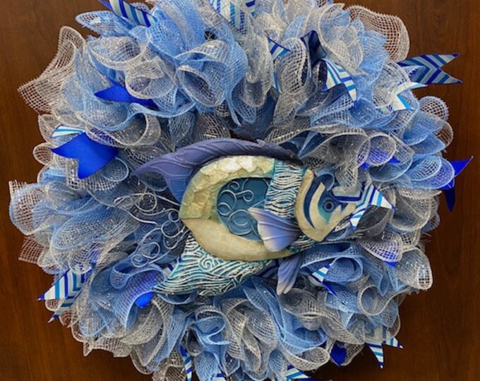 Fishing Wreath - Etsy