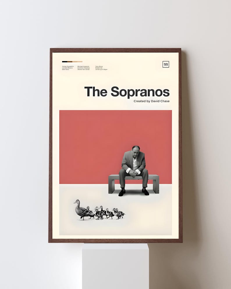 The Sopranos Poster – TV Show Wall Art, Modern Home Deco, Digital ...