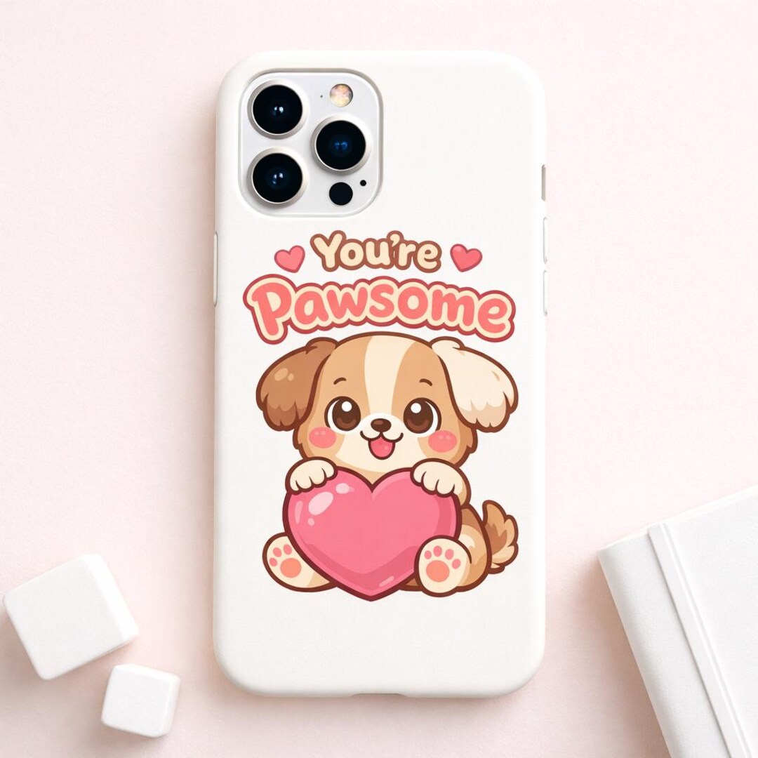 You’re Pawsome PNG | Valentine Puppy Design | 300 DPI High-resolution ...