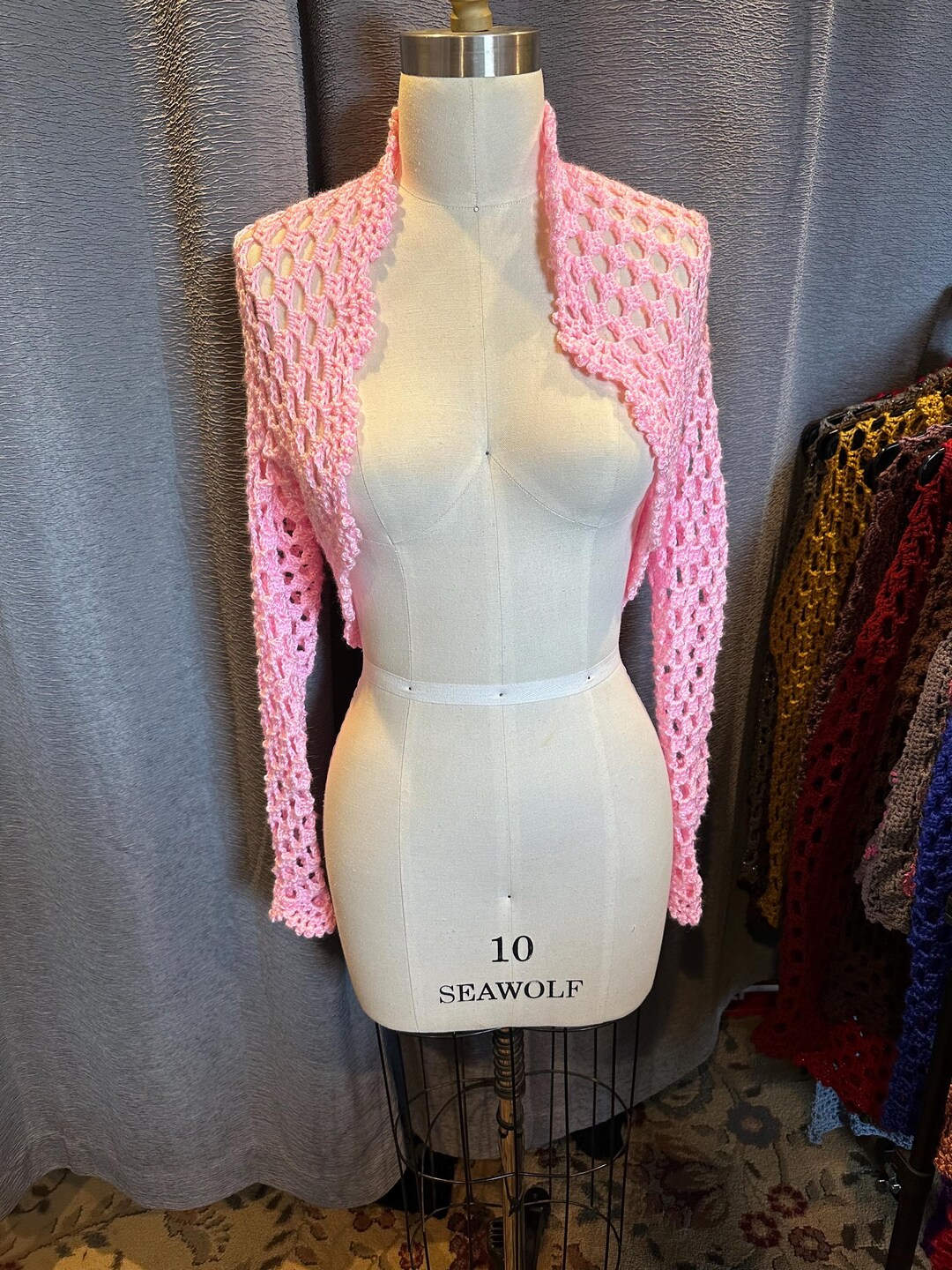 Handmade Crochet Chain Bolero: Boho Festival - Etsy