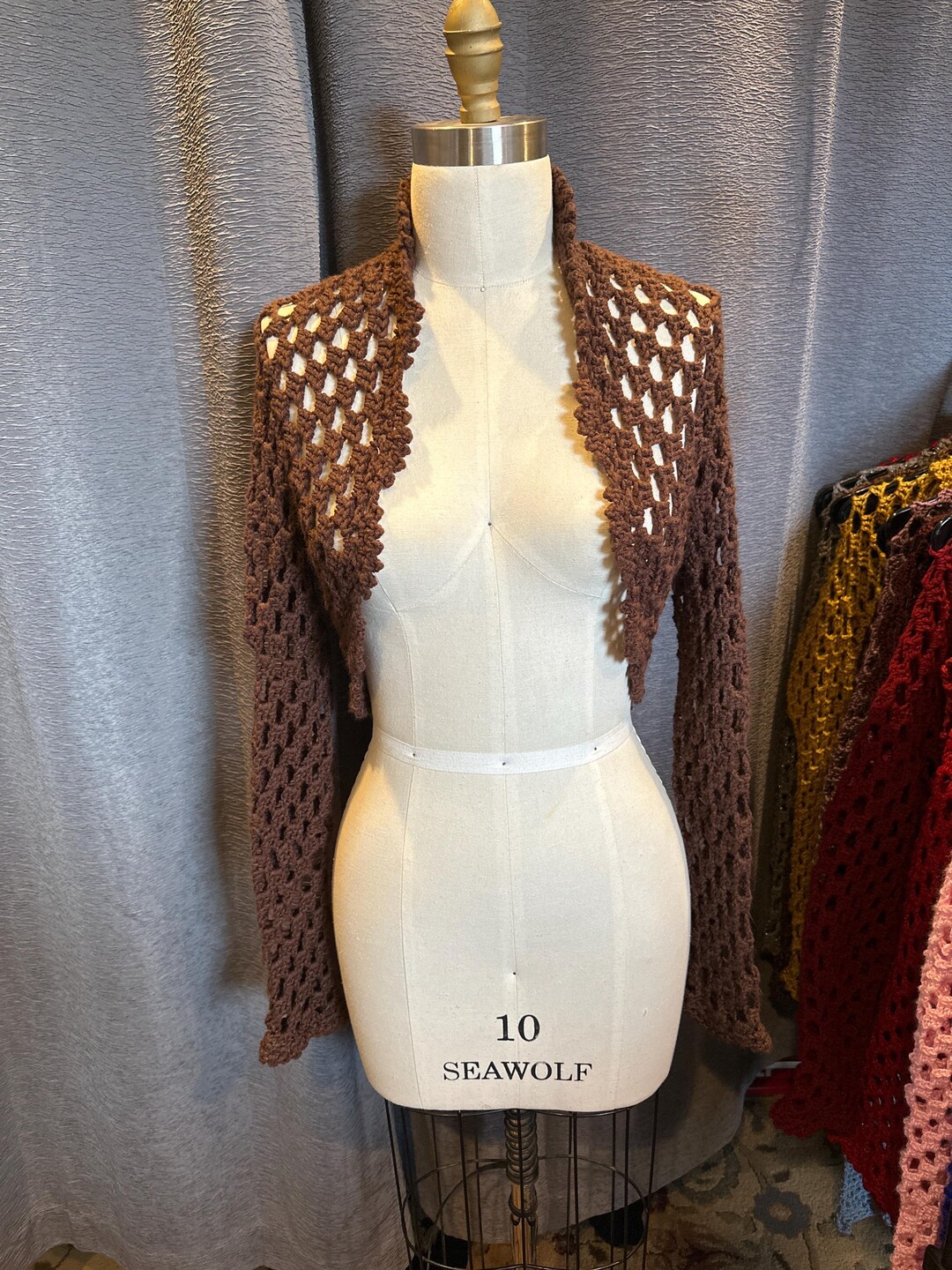 Handmade Crochet Chain Bolero: Boho Festival, One Size Fits Most - Etsy