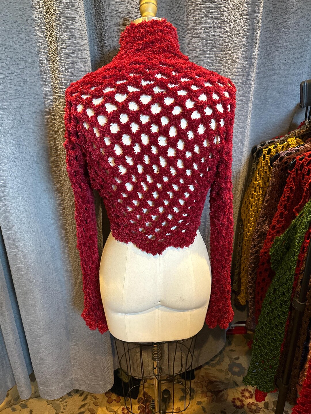 Handmade Crochet Chain Bolero: Boho Festival, One Size Fits Most ...
