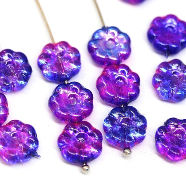 Pressed Flower Beads Etsy