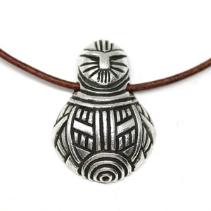1pc Antique Silver Primitive Goddess Pendant Bead, Neolithic Idol Charm ...