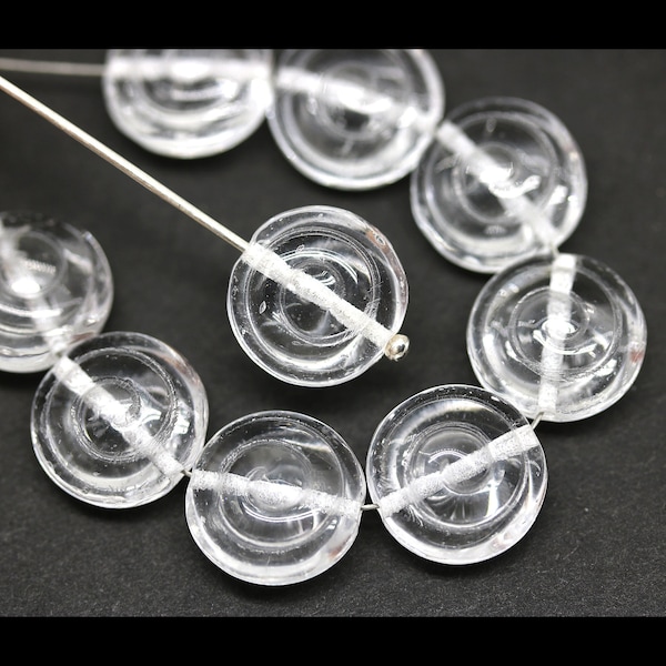 Clear Glass Beads - Etsy