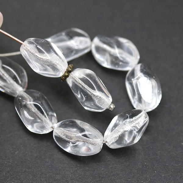 Clear Glass Beads - Etsy