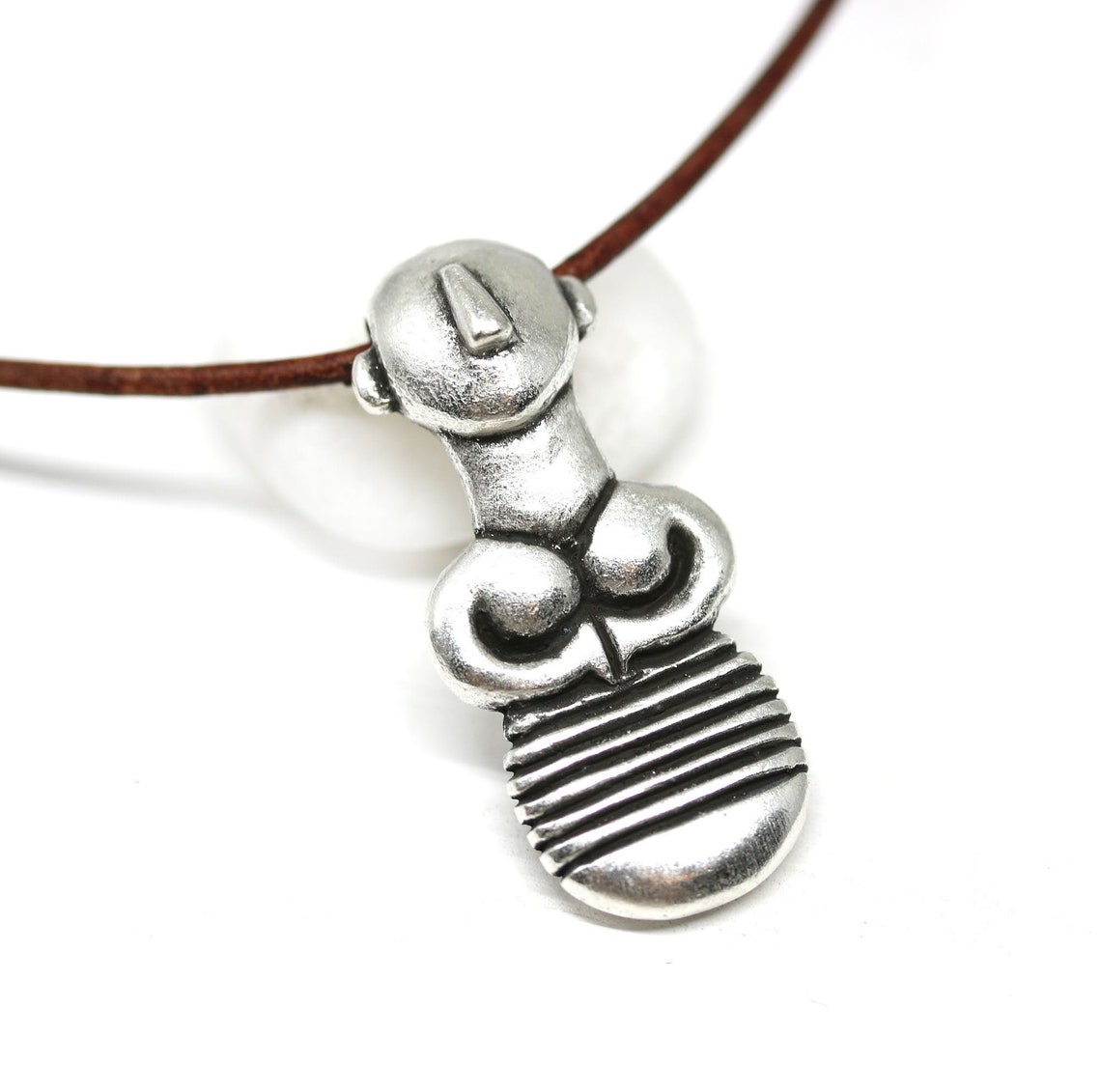 1pc Antique Silver Neolithic Idol Primitive Goddess Pendant - Etsy