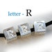 Alphabet Beads Silver Letter R 7mm, Greek Metal Letters, Cube Beads ...