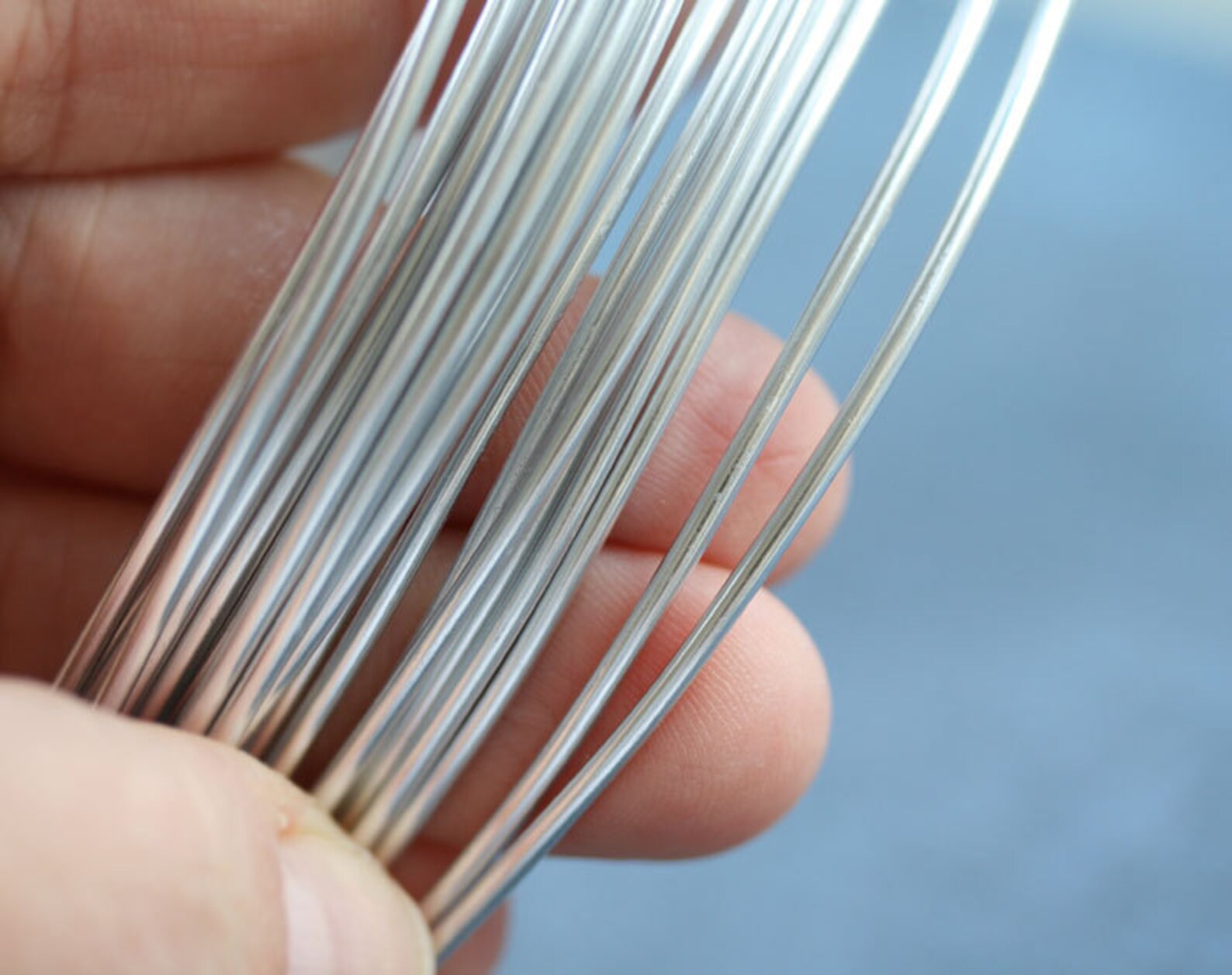 15gauge 1.5mm Thick Aluminum Craft Wire Silver Color 6m - Etsy