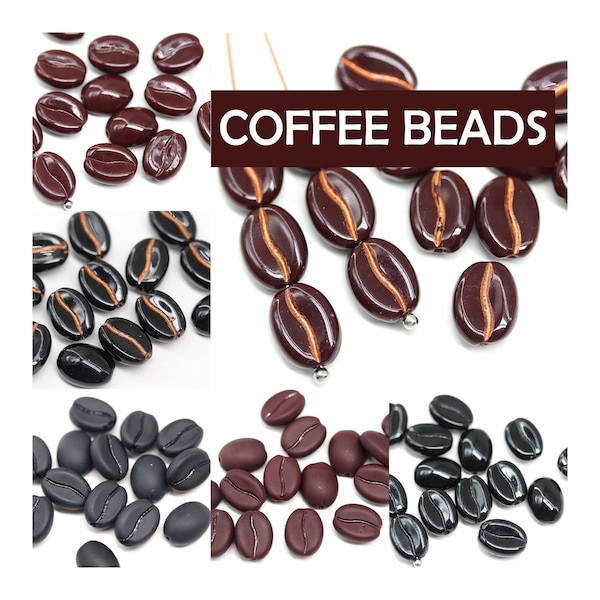 Coffee Bean Beads - Etsy