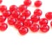 4x7mm Ruby Red Czech Glass Rondelle Beads Red Rondels Gemstone Cut Fire ...