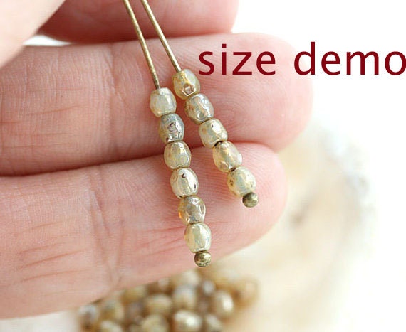 3mm Blue Fire Polished Beads Bright Sky Blue Special Coating | Etsy