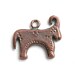 Primitive Bull Copper Pendant, Animal Jewelry Antique Copper Charm, Ram ...