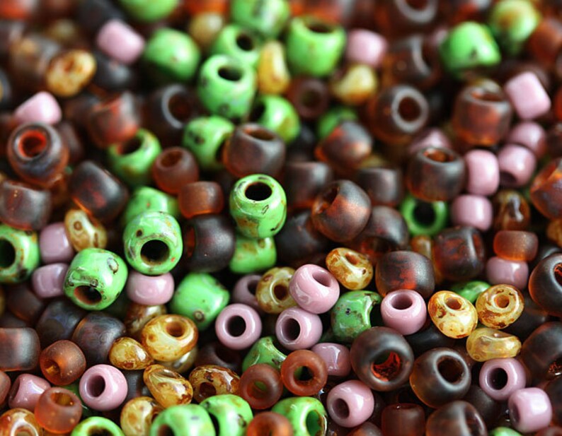 10g Seed Beads Mix Feel the Nature MayaHoney Special Mix | Etsy