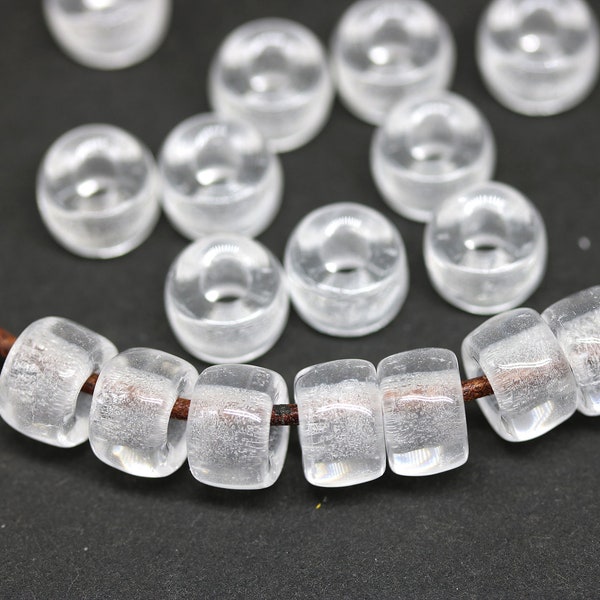 Clear Glass Beads - Etsy