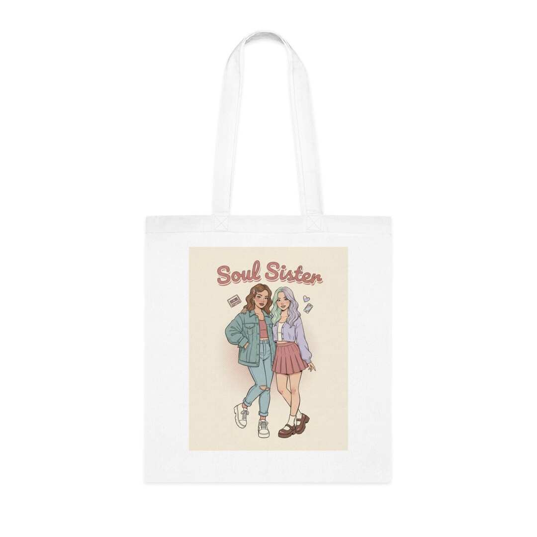 Soul Sister Tote Bag, Best Friend Gift, Bestie Tote, Cute Friendship ...