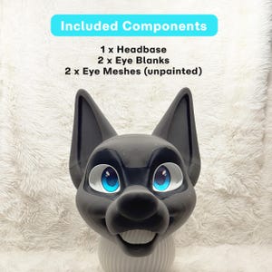 Foaming TPU Canine Fursuit Head Base (dog / Wolf) - 3D Printed ...