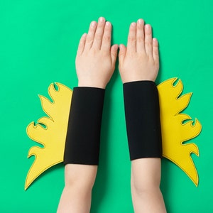 Superhero Flame Cuffs - Etsy